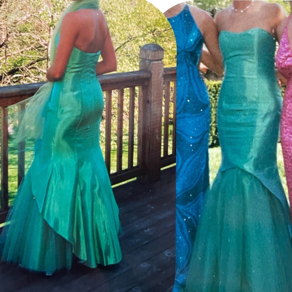Y2k Jessica Mcclintock Prom Gown! Mermaid Fit - Gem